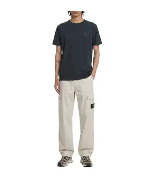 Stone Island Cotton Crew Neck Short Sleeve Tee
