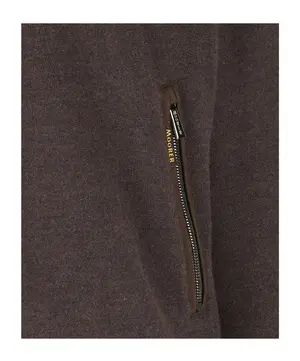 MOORER Fleece-lined Zip-up Jacket - No