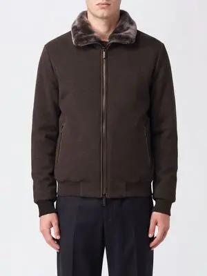MOORER Fleece-lined Zip-up Jacket - No
