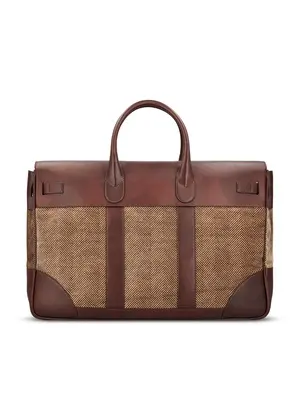 Brunello Cucinelli Herringbone Tote Bag