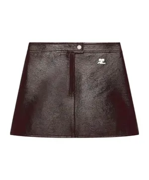 COURREGES A-line Skirt - Black