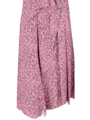 Isabel Marant Étoile Cacia Floral-print Asymmetric Midi Skirt