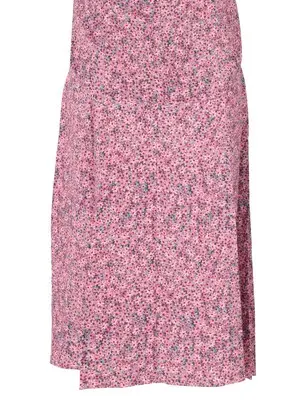 Isabel Marant Étoile Cacia Floral-print Asymmetric Midi Skirt