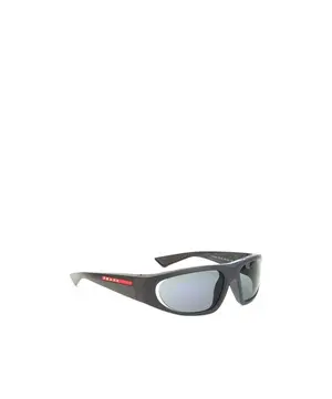 Prada Rectangle Frame Sunglasses - Gray