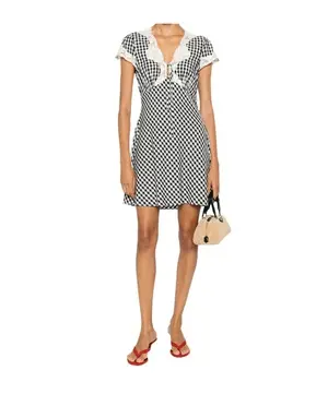 Rixo Plaid Dress - Multicolor