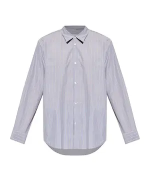 Studio Nicholson Striped Long-sleeve Shirt - Gray