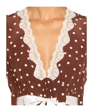 Rixo Polka-dot Dress