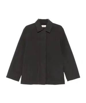 THE ROW Baeza Concealed-fastening Jacket - Black