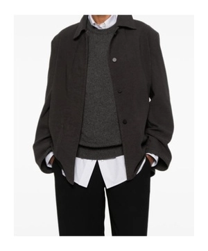 THE ROW Baeza Concealed-fastening Jacket - Black