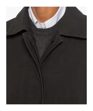 THE ROW Baeza Concealed-fastening Jacket - Black