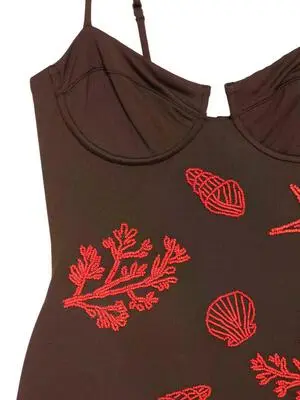 MC2 SAINT BARTH Underwired Swimsuit With Bead Embellishment
