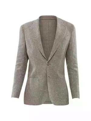 OGER Woven Notch-lapel Blazer