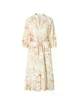 EDELLE Felice Floral-print Belted Maxi Dress