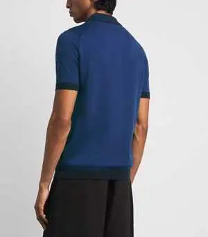 John Smedley Extra Fine Merino Jacquard Polo Shirt
