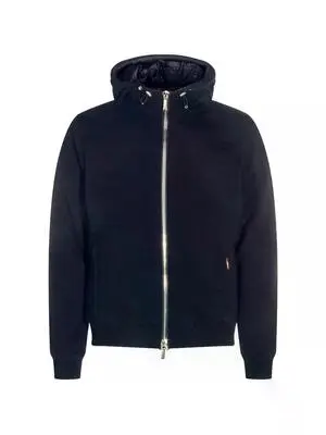 MOORER Hooded Wool-blend Jacket