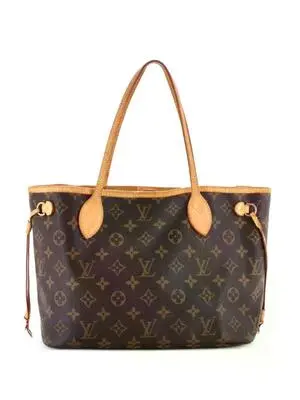 LOUIS VUITTON Monogram Canvas Tote Bag - Brown