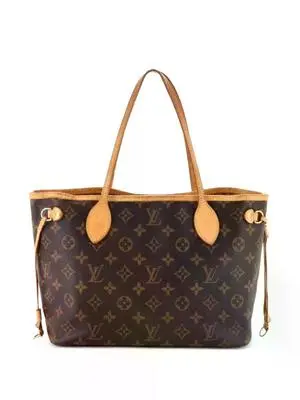 LOUIS VUITTON Monogram Canvas Tote Bag - Brown