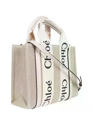 Chloé Small Woody Tote Bag - Neutrals