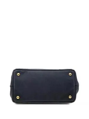 Prada Canapa Logo Satchel - Blue