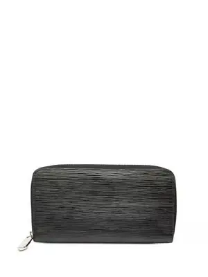 LOUIS VUITTON 2017 Epi Zippy Wallet Long Wallets - Black