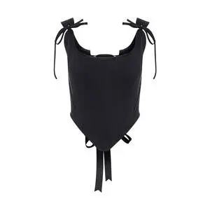 CANSU XI Le Corset Gaia Vegan Silk - Black
