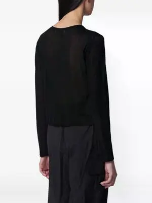 DUNST Long Sleeve Button-front Cardigan