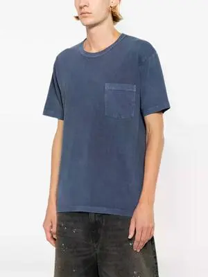 WHITESVILLE Patch-pocket Washed T-shirt