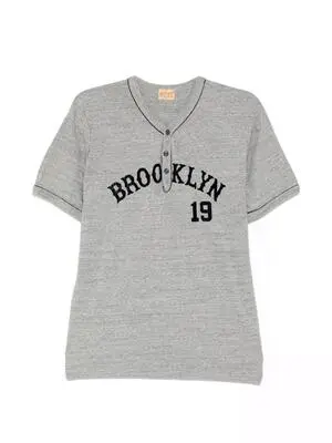 WHITESVILLE Contrast-trim Marl T-shirt