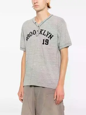 WHITESVILLE Contrast-trim Marl T-shirt