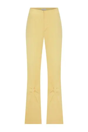 CANSU XI Hestia Trousers Vegan Silk - Yellow