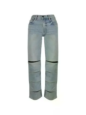 CONTESSA MILLS Arcana Cut-out Jeans - Blue