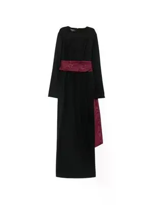 Rochas Long-sleeve Maxi Dress