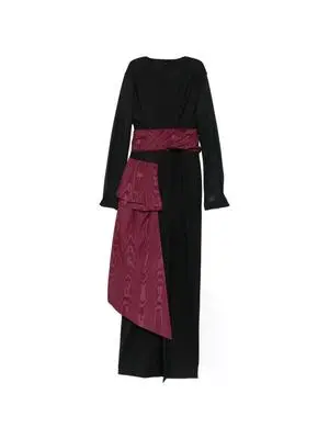 Rochas Long-sleeve Maxi Dress