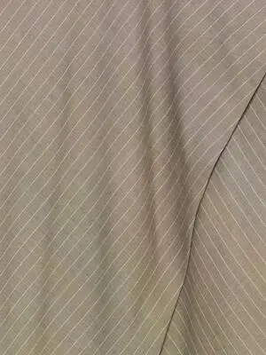 Rochas Pinstriped Asymmetric Midi Skirt