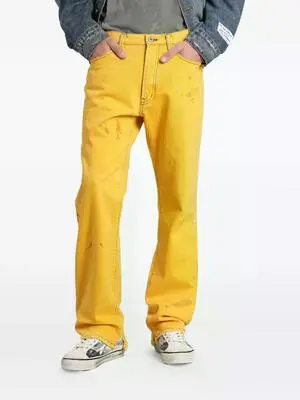 GALLERY DEPT. Marley Paint-splatter Jeans - Yellow