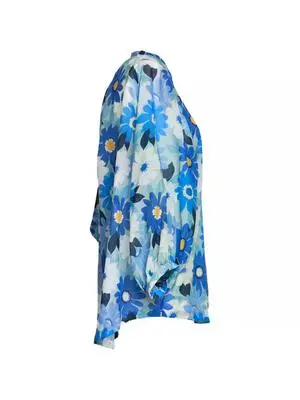 ROBERT FRIEDMAN Adryl Floral Print Puff Sleeve Shirt
