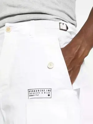 Dsquared2 Logo Patch Flap-pocket Trousers