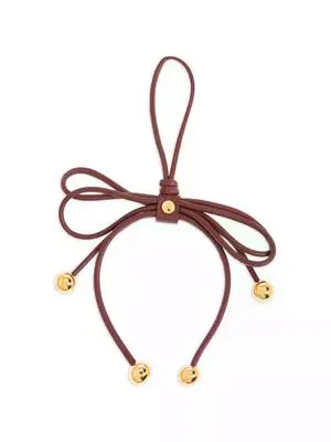 Furla Poppy Bow-detail Keychain - Red