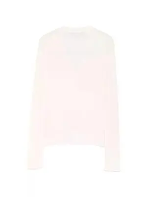 Rochas Ribbed Knit V-neck Cardigan