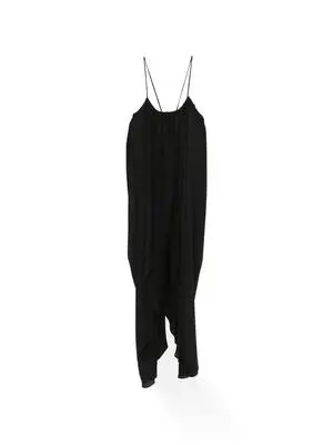 VESTIAIRE D'UN OISEAU LIBRE Draped Open Back Dress - Black