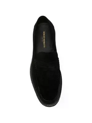 SERGIO MORETTI FIRENZE Chunky Sole Penny Loafers