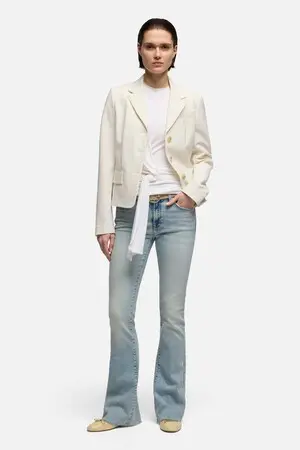 7 For All Mankind Tailorless Bootcut In Luxe Vintage Ghost