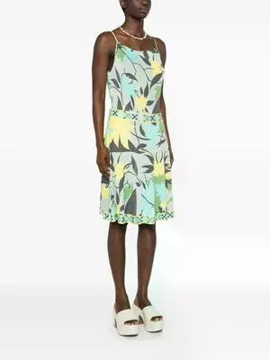 Emilio Pucci Fitted Floral-print Dress