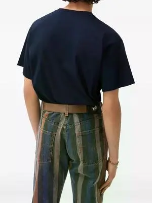 Versace Intarsia Cotton-jersey Regular T-shirt
