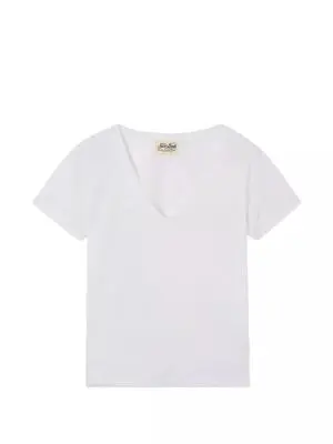 MC2 SAINT BARTH Eloise Linen T-shirt - White