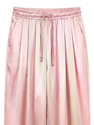 DANAMÉ Pleated Drawstring Trousers