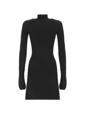 Off-White Logo Knit Mini Dress