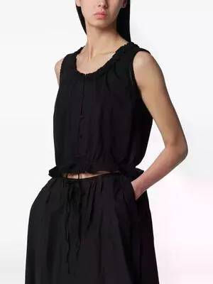DUNST Frilled Sleeveless Blouse