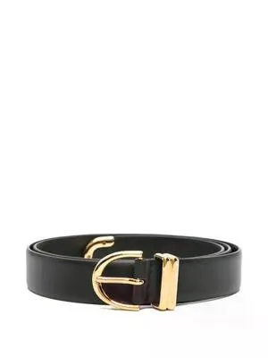 Khaite Bambi Leather Buckle Belt