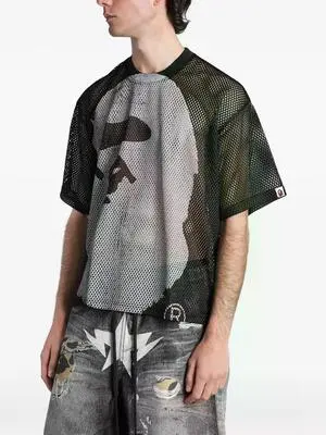 A BATHING APE Ape Head Mesh T-shirt